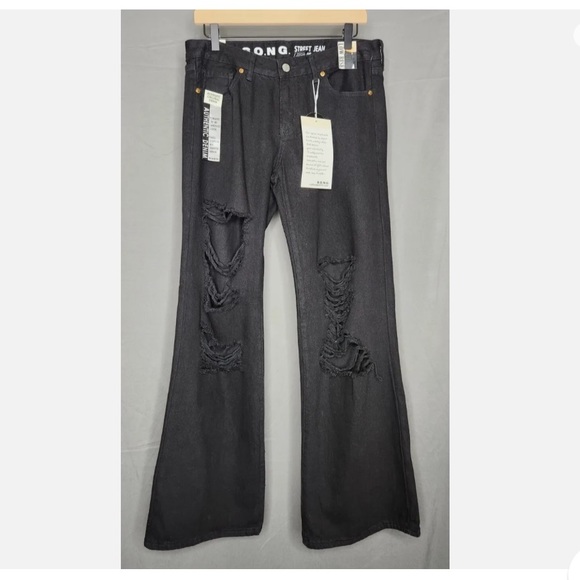 Song | Jeans | Nwt Song Street Jean Low Rise Wide Leg Ripped ...
